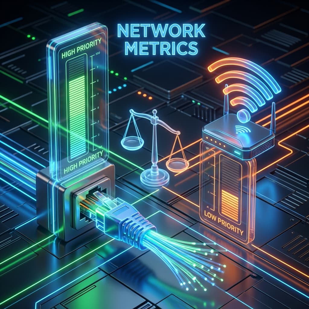 Set Network Interface Metrics via PowerShell: Force Ethernet Priority ...